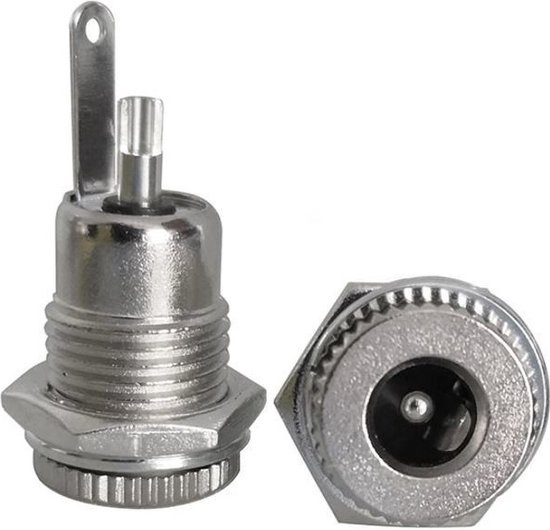 DC POWER JACK 2.1MM PANEL MOUNT ROUND DC-099 | bol