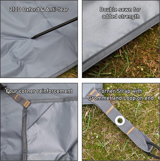 Tentzeil, multifunctioneel, campingtent, zeil, waterdichte ...