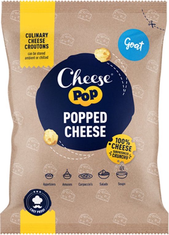 Cheesepop - Gepofte Geitenkaas - 500g | bol