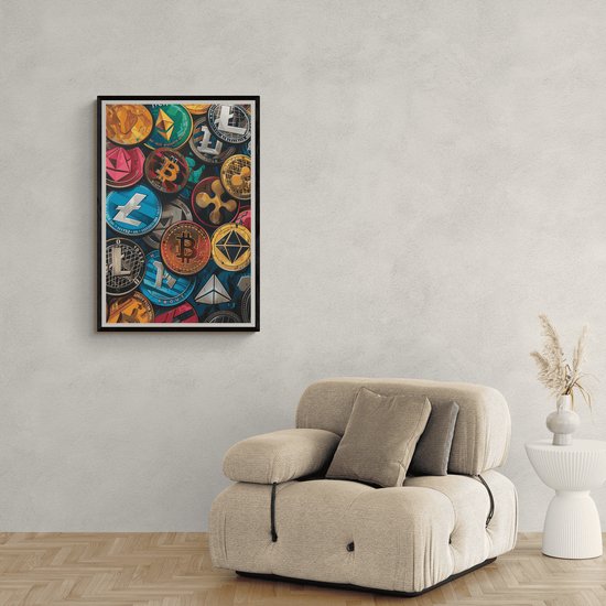 Crypto Munten Poster | Crypto Poster | Litecoin Poster | Bitcoin Poster ...