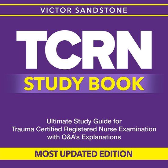 TCRN Study Book, Victor Sandstone | 9798882446375 | Boeken | bol