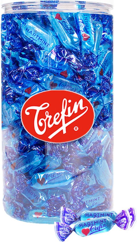 Hartmint - hard snoep met mintsmaak in herbruikbare bokaal - 850g | bol