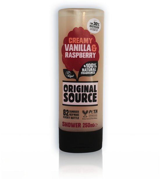 Original Source - Vanilla & Raspberry Douchegel - 250 ml | bol
