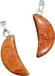 Jaspis rood edelsteen maanhanger 20 mm | bol