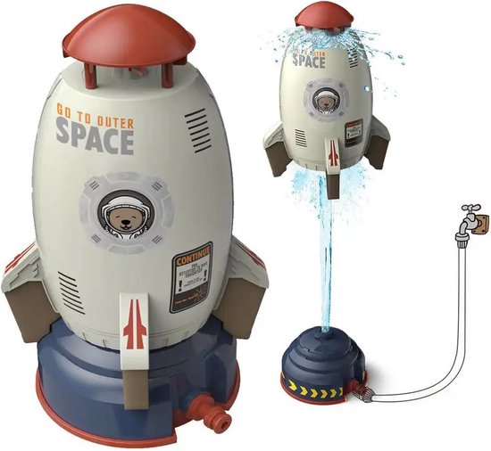 Waterraket - Water speelgoed - Watersproeier - Water sprinkler - Raket ...