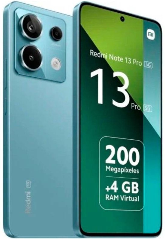Xiaomi Redmi Note 13 Pro 5G - Dual Sim - 8/256GB - Ocean Teal Blue | bol