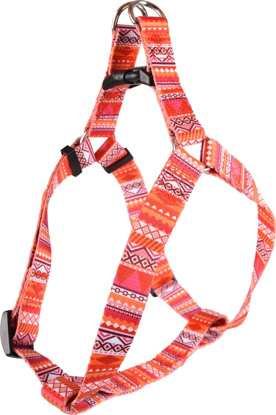 Flamingo Syb Step&go - Harnas Honden - Harnas Step&go Syb Oranje/roze ...