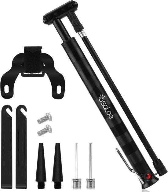 Mini-fietspomp, 140 PSI fietspomp, 83g draagbare frame-luchtpomp voor alle kleppen,... | bol