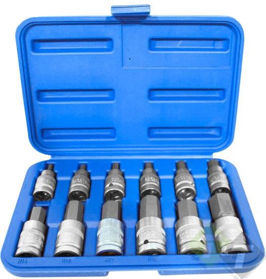 Trailer and Tools Inbusdoppen set - 1/2 duims aansluiting - 12 delig | bol