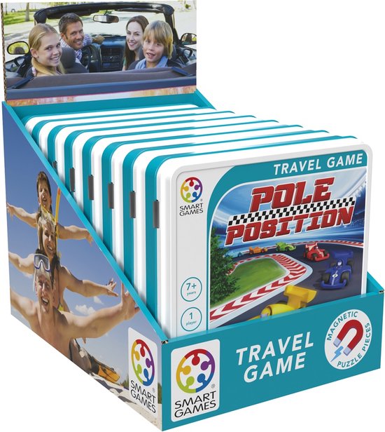 SmartGames - Pole Position - IQ spel - Magnetisch reisspel 7+ | Games | bol