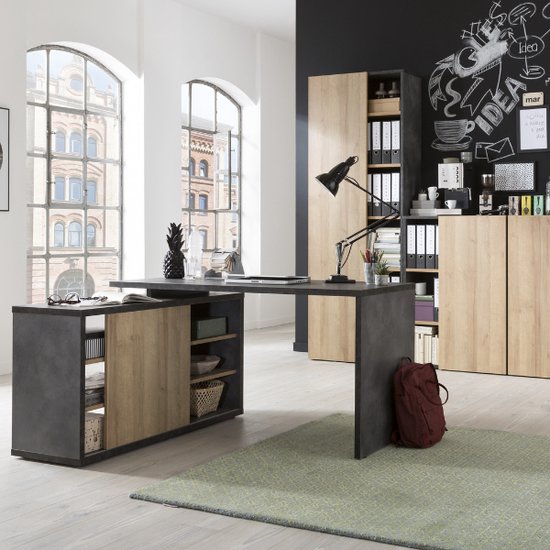 Composad - Bureau - 150 cm - Bruin | bol