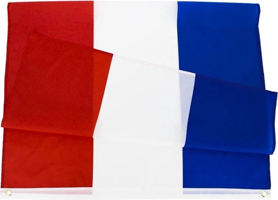Nederlandse Vlag - Grote maat 150 x 90 cm - Met Ringen - Gebruik binnen en buiten -... | bol