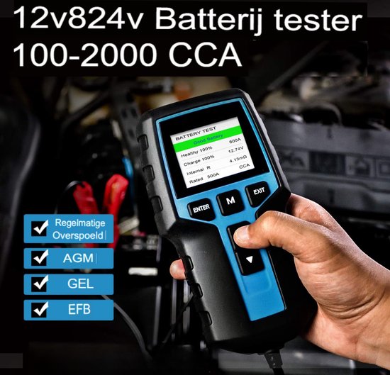 Gratyfied - Accu tester - Accutester - Accu tester 12v voor auto | bol