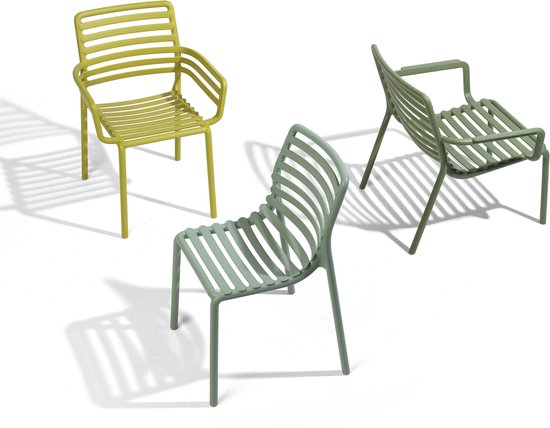Stapelbare tuinstoel Doga | Kunststof | Menta | bol