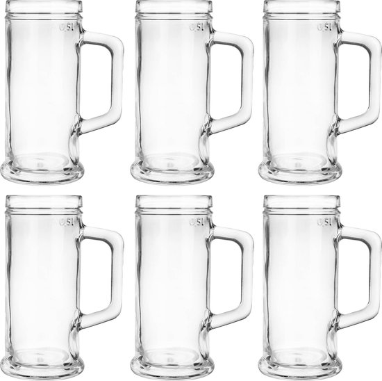 Glasmark Bierglazen - Bierpullen - 12x - 500 ml - glas - Oktoberfest | bol