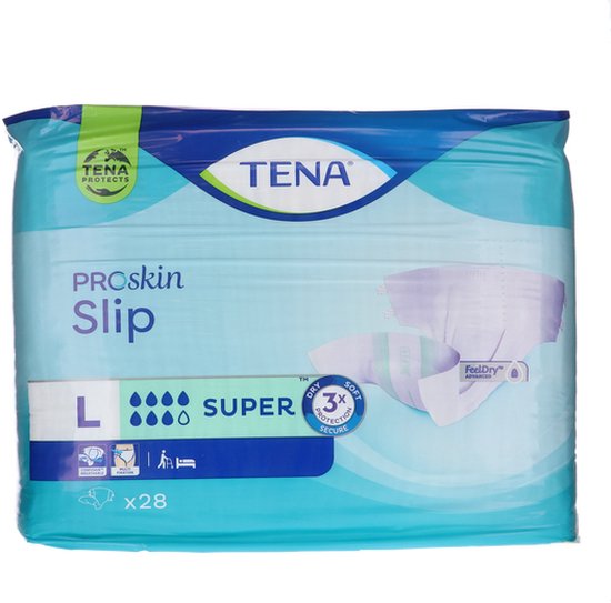 Tena Slip Super - Large 28 stuks . Voordeelbundel met 7 verpakkingen | bol