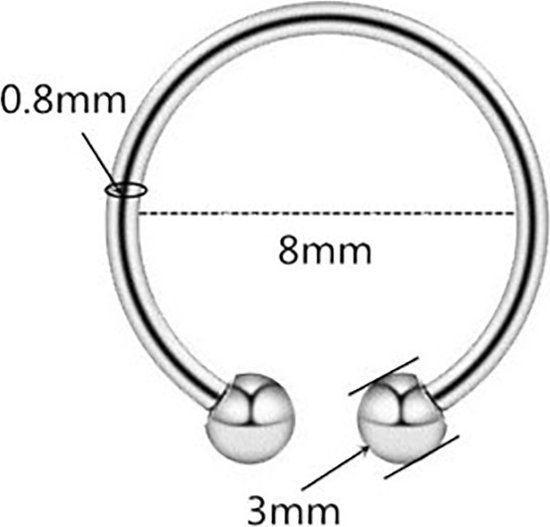 Fake septum piercing - Neppe piercing - Neppe septum piercing ring ...