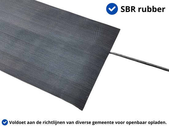 Kabelmat 150 x 40 cm - Kabeldrempel - Kabelgoot buiten - Kabelmat ...
