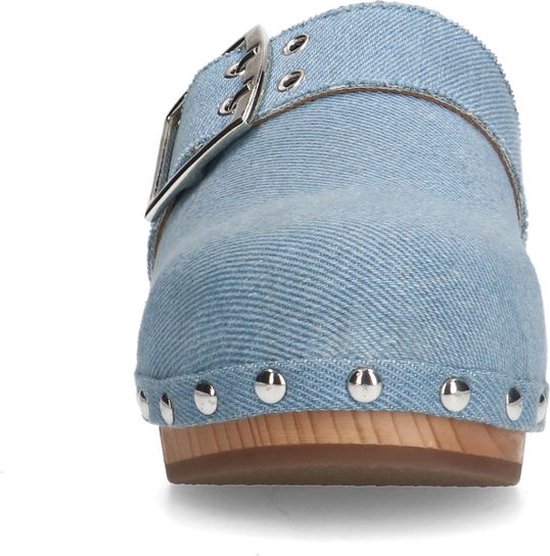 Sacha - Dames - Denim clogs met buckle - Maat 36 | bol