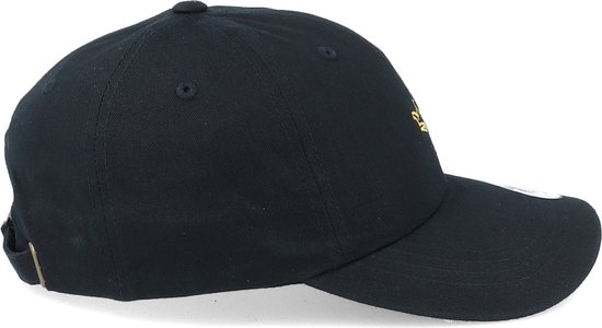 Hatstore- Lazy Crown Black Dad Cap - Iconic Cap | bol