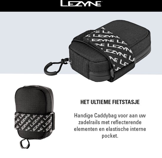 Lezyne Road Caddy - Compacte zadeltas - 80x40x115 mm - Reflecterend ...