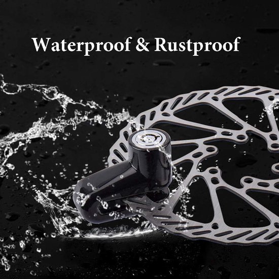 Schijfremslot - Fiets Slot - Elektrische Step Slot - Remschijfslot ...