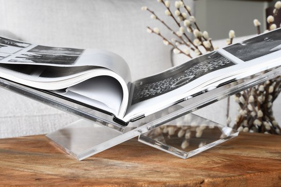 Transparante - Clear asymmetrisch kruisstandaard voor koffietafel ...