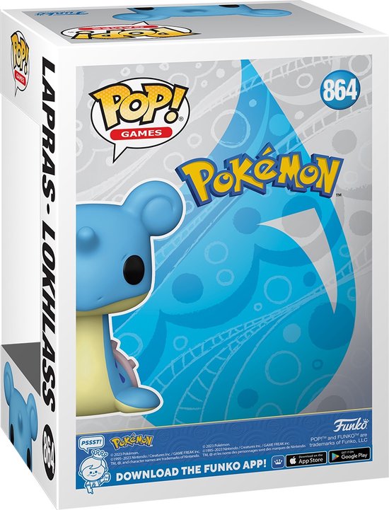 Pop Games: Pokémon Lapras Funko Pop #864 | bol