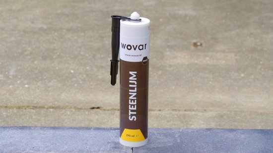 Wovar 12 x Steenlijm Zwart | Koker 290 ml | Overdoos! | Steenlijm voor ...