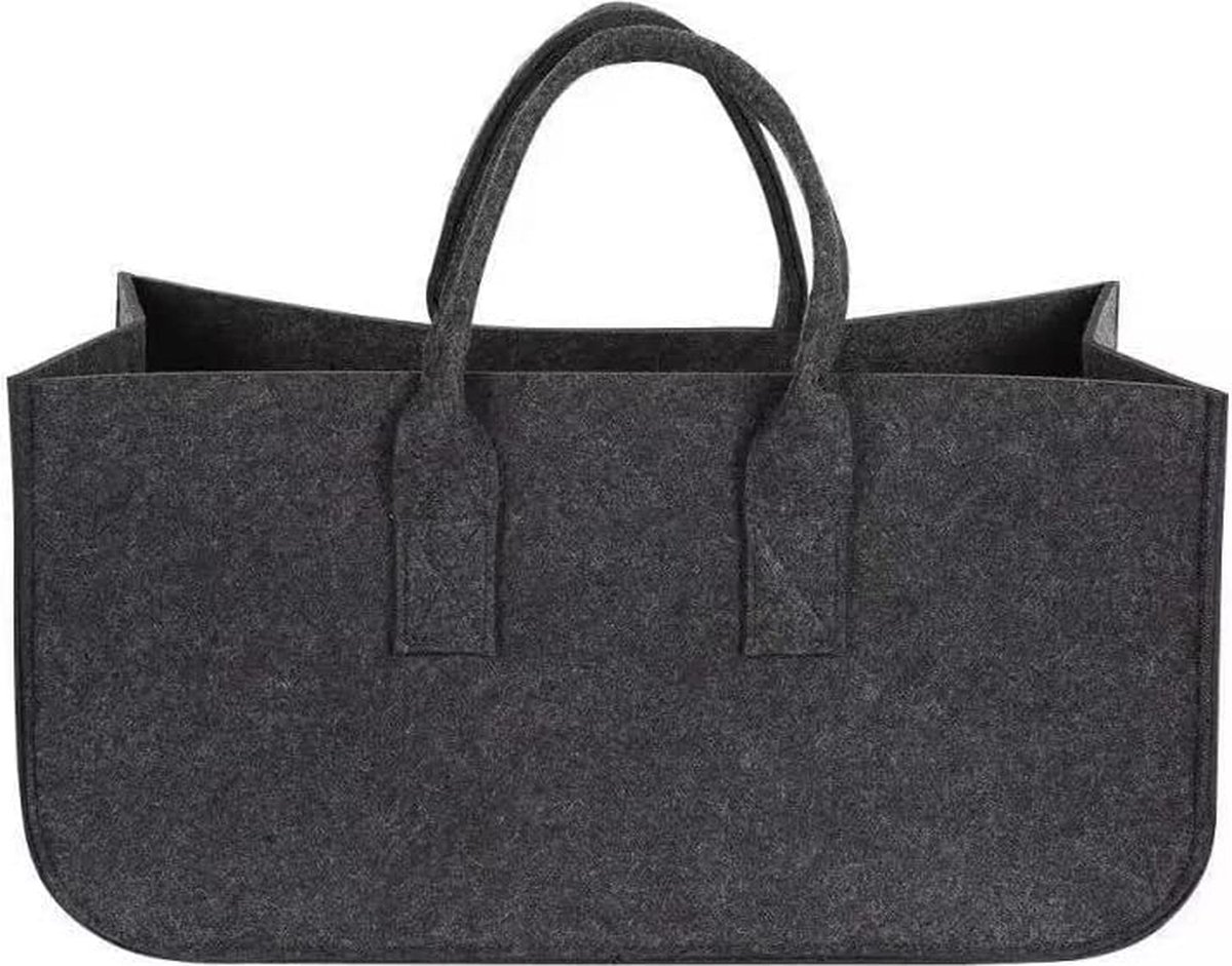 Pak van 2 vilten tassen, shopper, groot, vilten tas met handvat, vilten ...