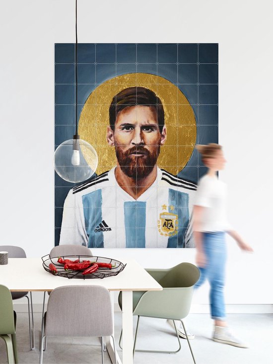 IXXI Lionel Messi - Wanddecoratie - Portretten - 60 x 80 cm | bol.com