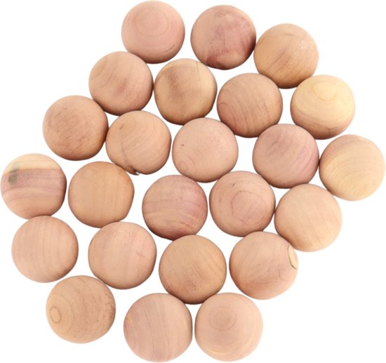 Orange85 Mottenballen - Cederhout - tegen Motten in Kleding - 24 stuks ...