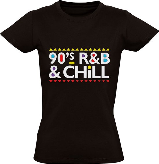 90's R&B & Chill Dames T-shirt | muziek | RNB | Jaren 90 | muziek ...