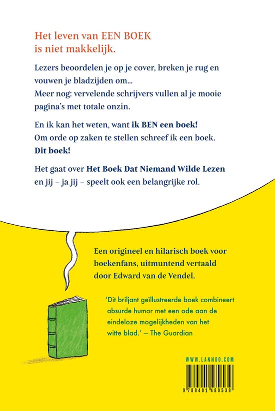 Het boek dat niemand wilde lezen, Richard Ayoade | 9789401489539 ...
