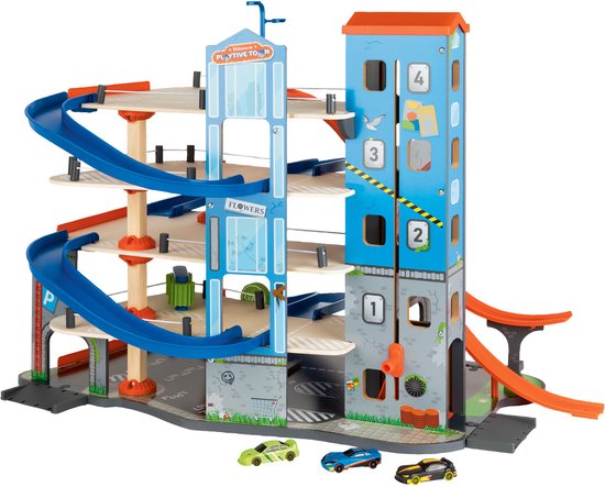 Playtive Parkeergarage - Kenmerk: speelplezier op 5 verdiepingen ...