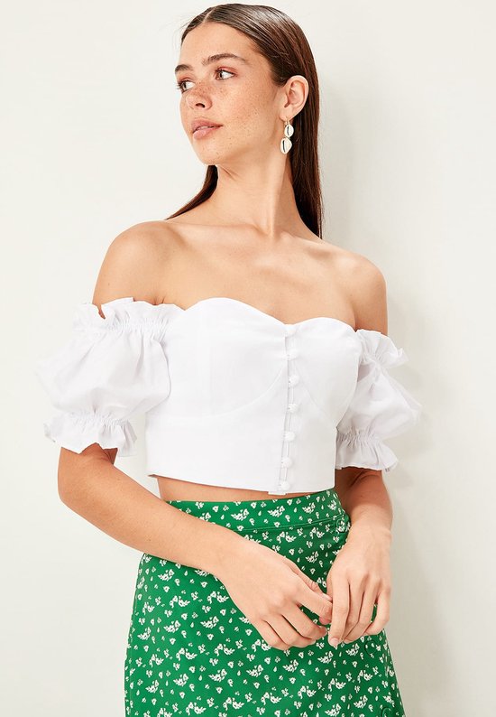 Trendyol Vrouwen Ballon mouw Basis Blouse | bol.com