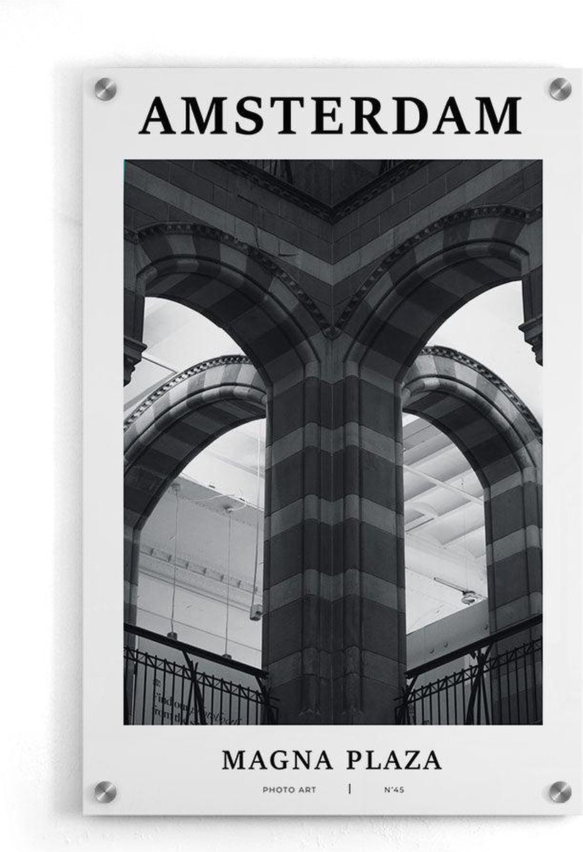 Walljar - Magna Plaza l - Muurdecoratie - Plexiglas schilderij | bol.com