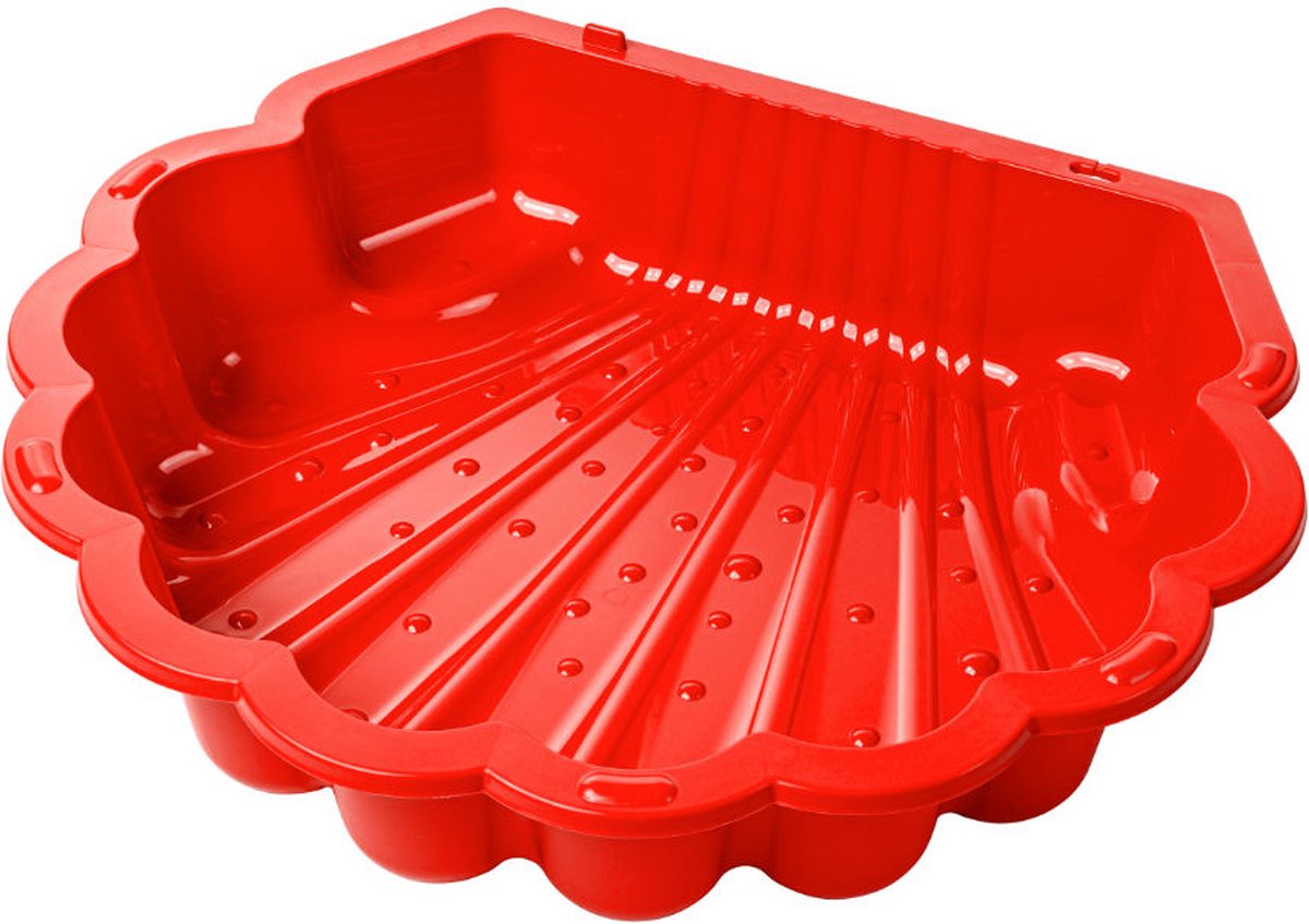 Zandbak schelp rood 2-delig88 x 77cm x 36 cm SwingKing Zandbak ...