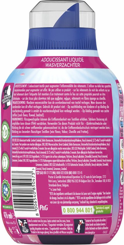 Lenor Wasverzachter Fresh Air Bloesem 34 Wasbeurten 476 ml | bol