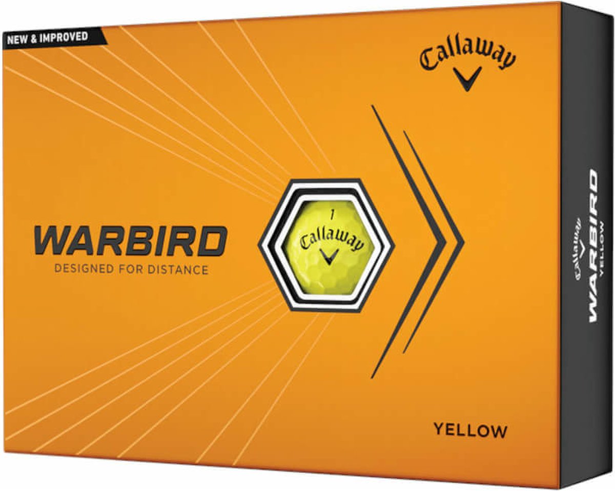 Callaway Warbird 2023 Golfballen - Geel - 12 Stuks | bol