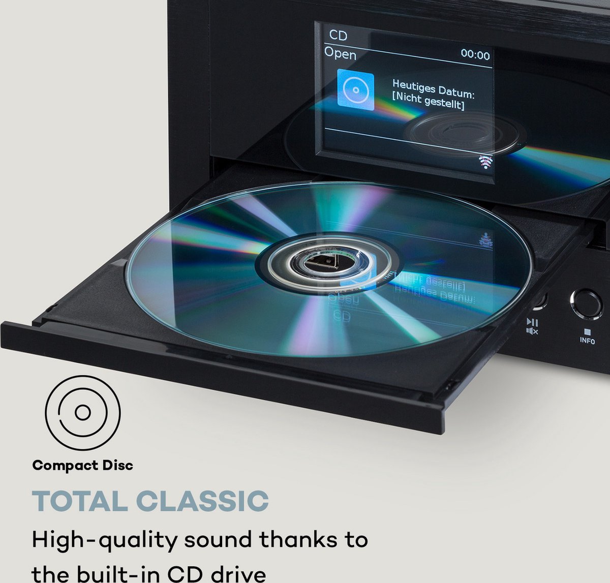 Connect System stereo-installatie 40 watt max. internet/DAB+/FM-radio ...