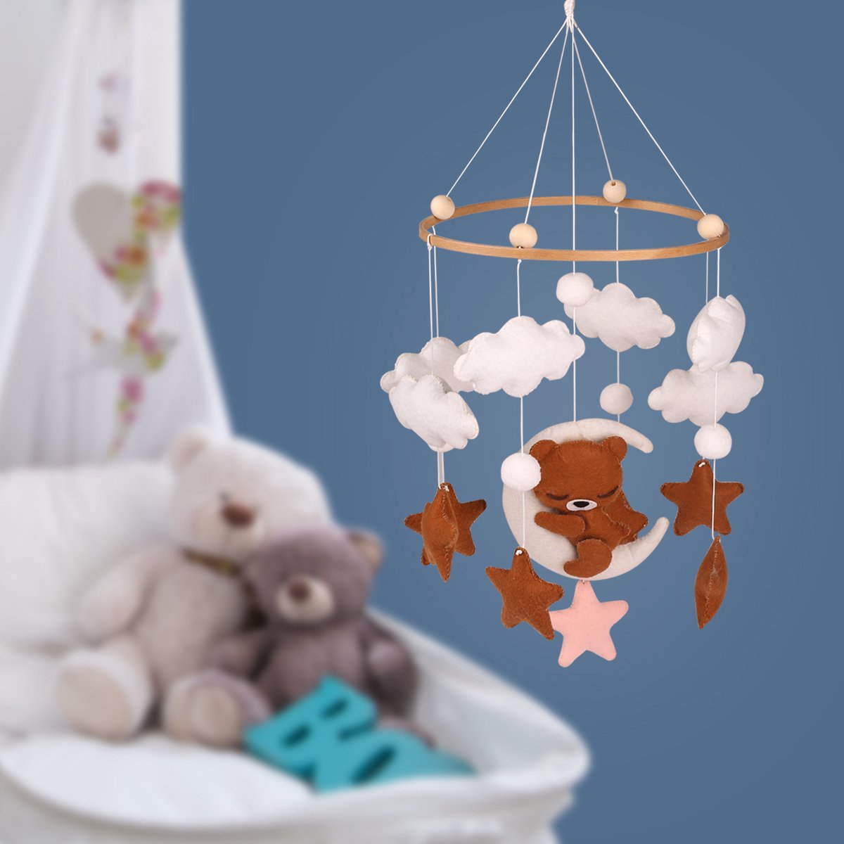 Femur Baby Mobiel – Babybox – Babykamer –Wieg – Ledikant - Muziek ...