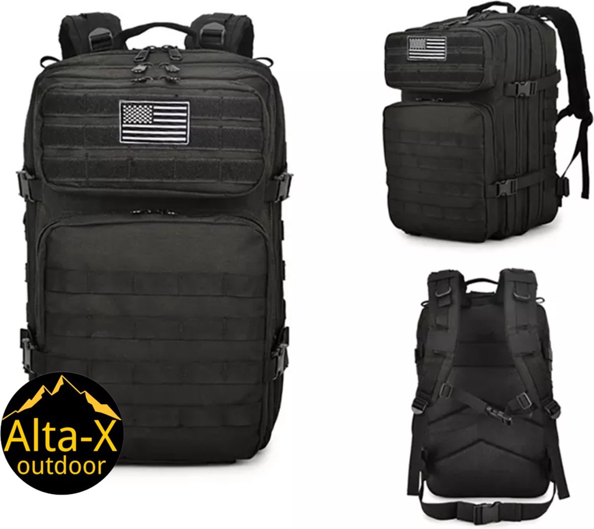 Alta-X Tactical Backpack 45l | Tactische rugzak | Leger rugtas - sport ...