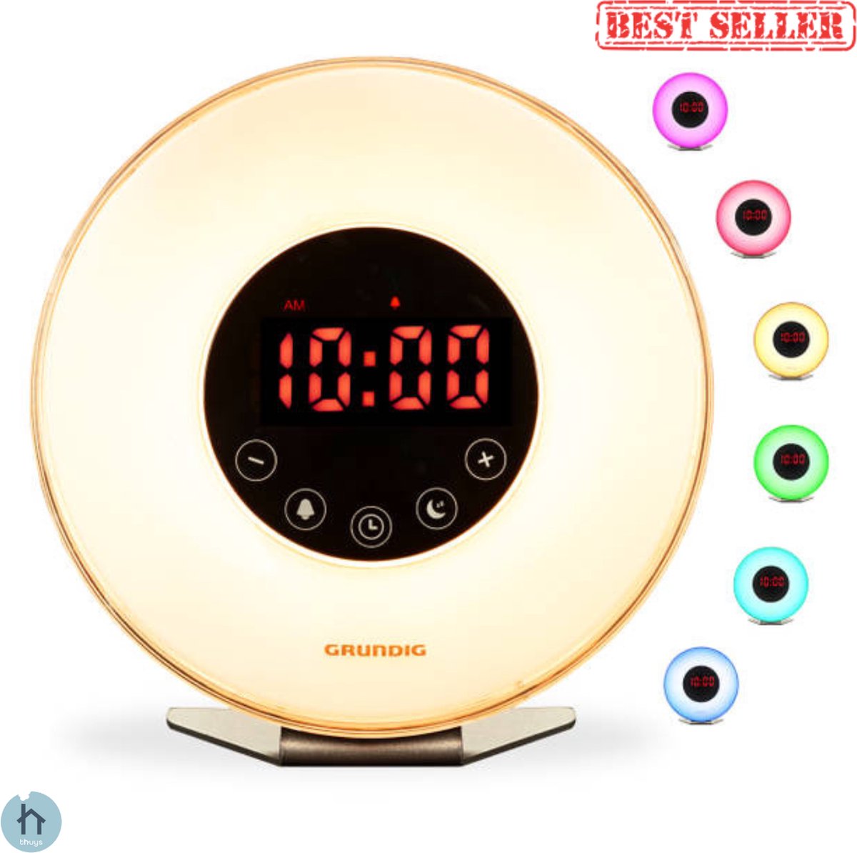 Thuys - Wake Up Light - Digitale Wekker - Kinderen - Zonlicht En ...