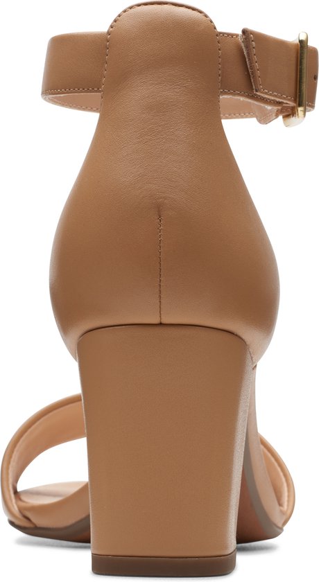 Clarks - Dames schoenen - Deva Mae - D - 1 - Camel Leather - maat 7 | bol.com