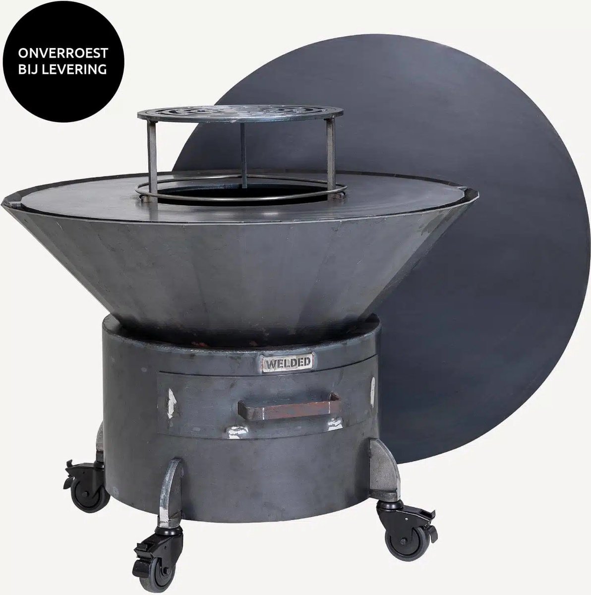 WELDED DRUM 800 Barbecue Vuurschaal - BBQ Lounge - cortenstaal ...