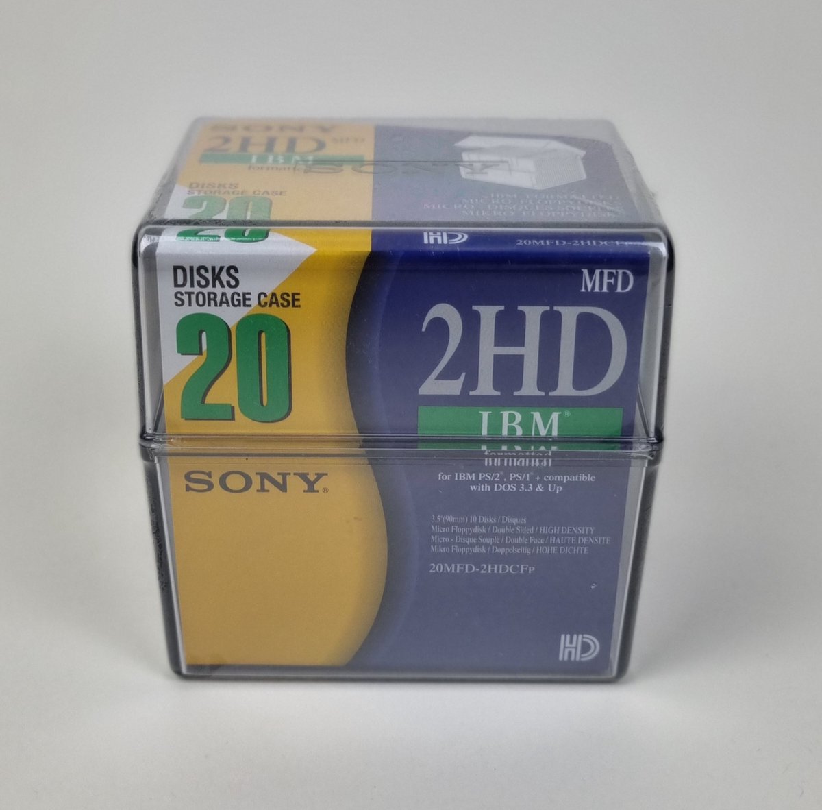 Sony 2HD 3,5 inch Diskettes in bewaardoos Double sided / High density ...