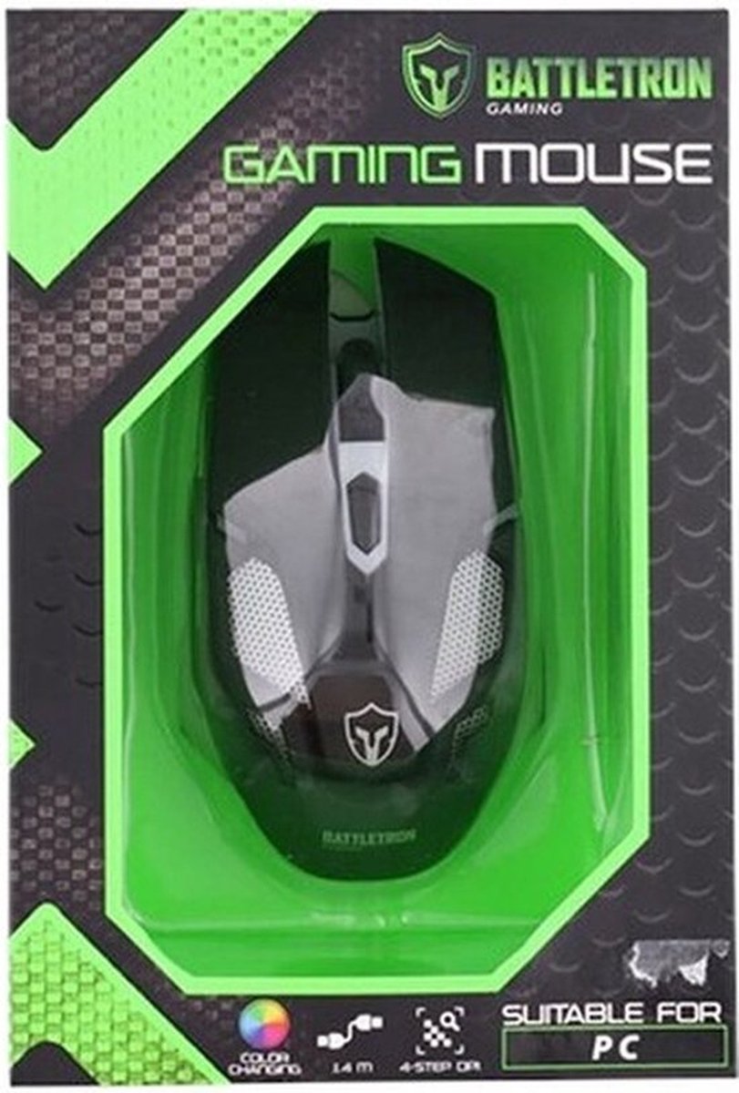 Battletron - Gaming toetsenbord + Gaming Mouse SET - Combi | bol.com