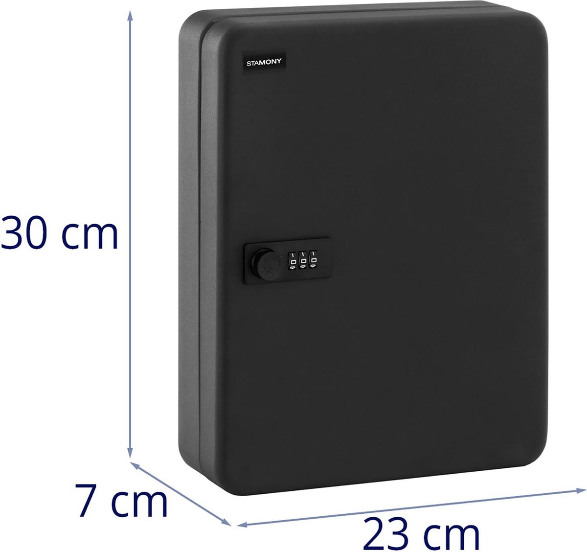 Stamony sleutelkastje - voor 93 sleutels - incl. tag - cijferslot | bol.com