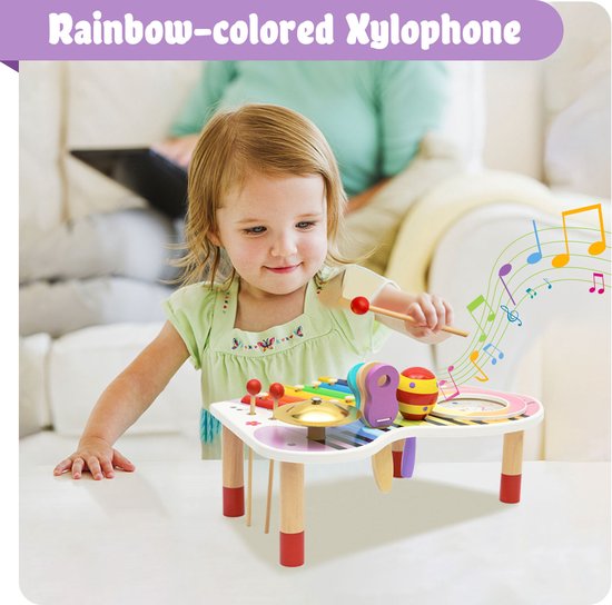 Xylofoon Voor Kinderen - Aluminium Percussie - Muziekinstrument ...